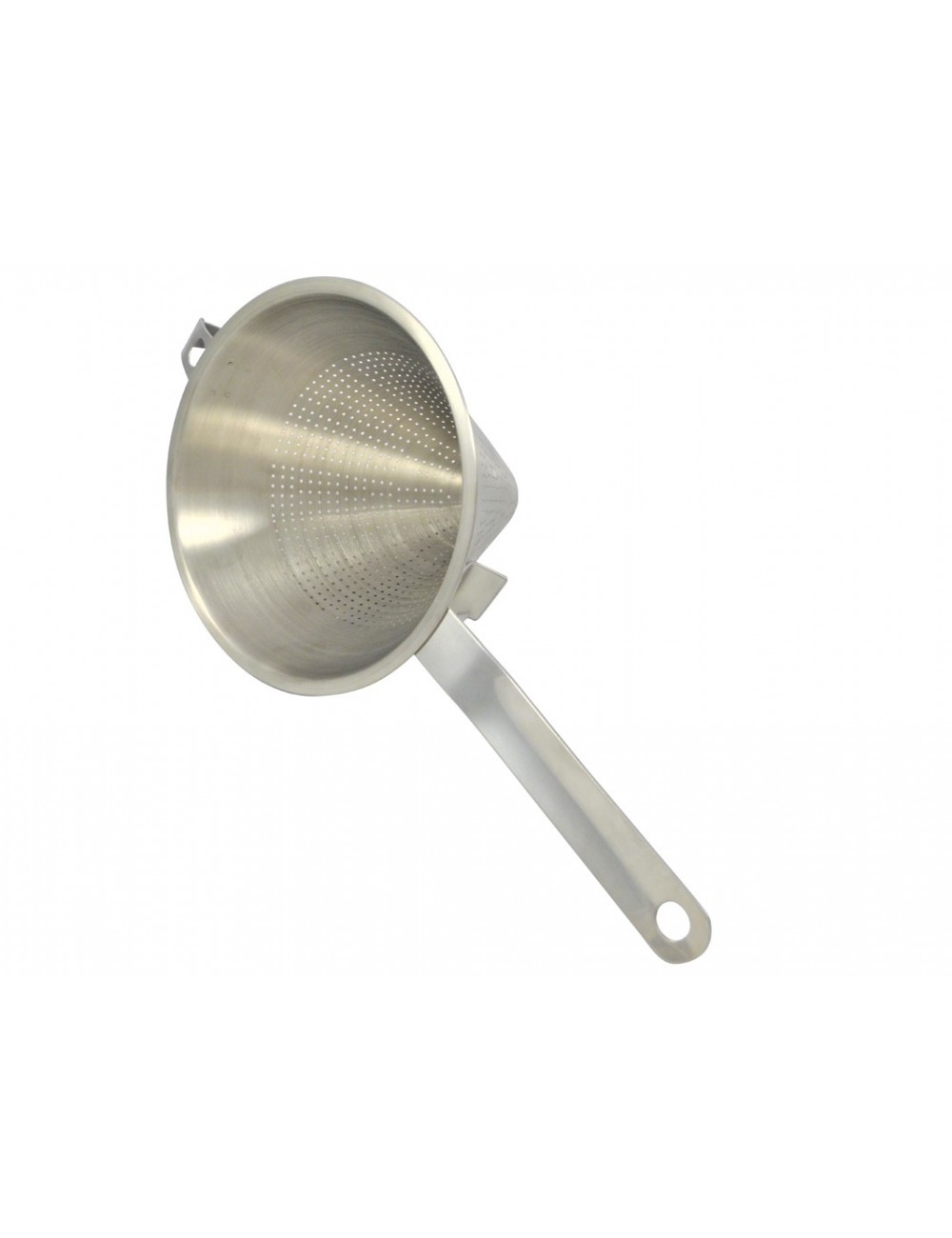 PERFORATED STAINLESS STEEL CHINOIS STRAINER WITH STRIP STEEL HANDLE ...