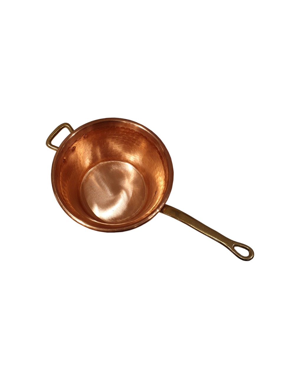 COPPER POLENTA PAN Ø24 - INDUCTION BOTTOM - KITCHEN UTENSILS - E.DEHILLERIN