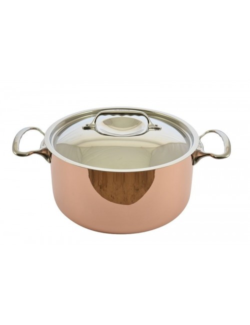 STEWPOT IN COPPER S/STEEL WITH LID INDUCTION -COOKING UTENSIL Choix ...